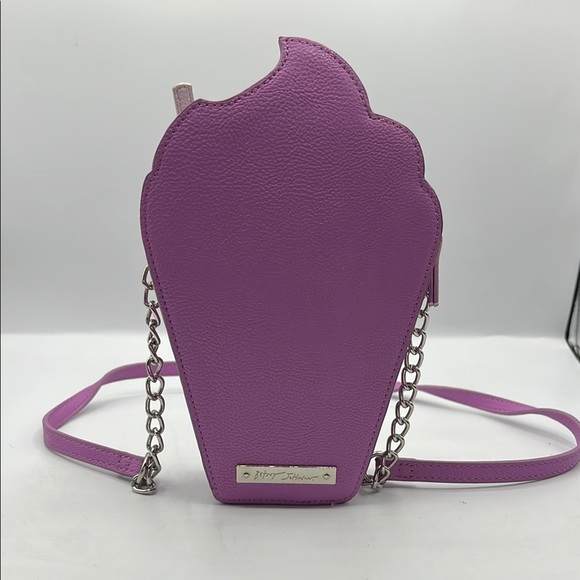 Betsey Johnson | Bags | Betsey Johnson Icee Frose Purple Blue Crossbody ...